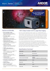 Andor_iKon-L_936_Specifications – EINST Technology Pte Ltd.